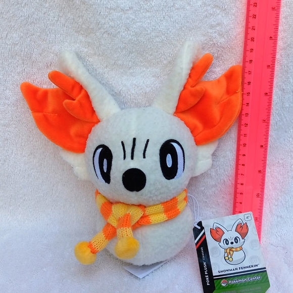 Pokémon | Toys | Pokmon Snowman Fennekin Plush | Poshmark